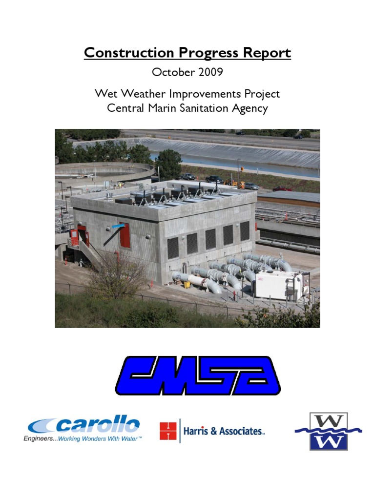 Construction Progress Report | PDF | Pipe (Fluid Conveyance ...