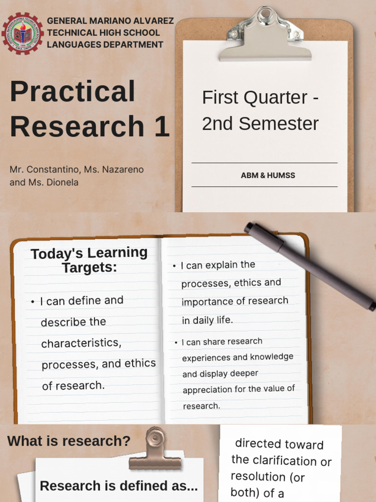 PR1 Q1 W1 Nature of Research and Inquiry | PDF | Knowledge | Inquiry