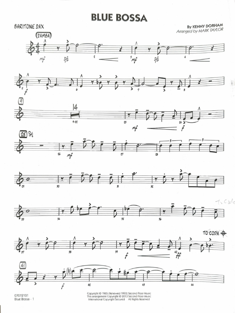 Blue Bozza Bari Sax | PDF