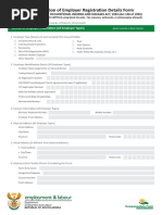 UIF Employer Deregistration Application | PDF