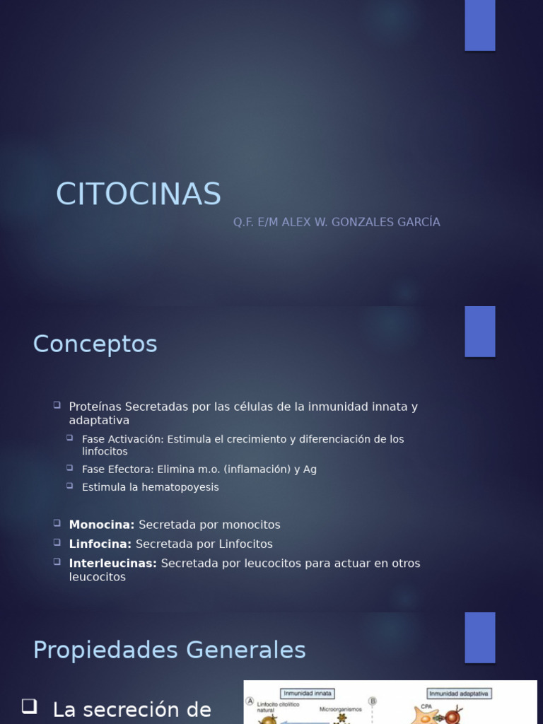 Citocinas | PDF | Citocina | Sistema inmune