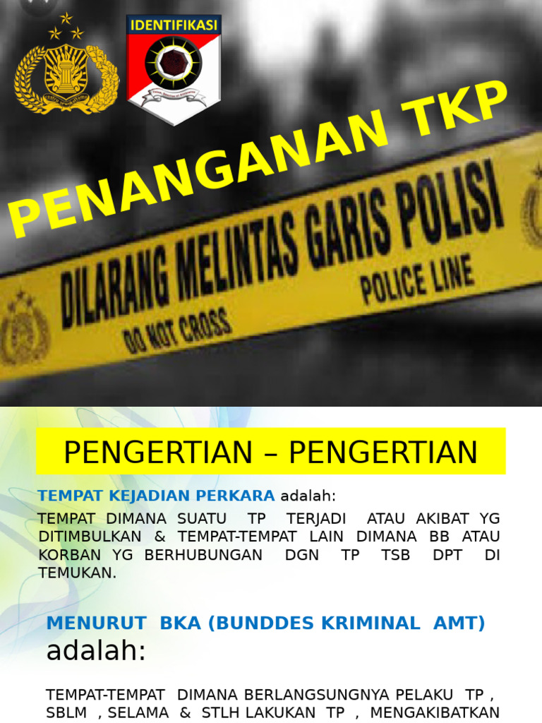 Penanganan TKP | PDF