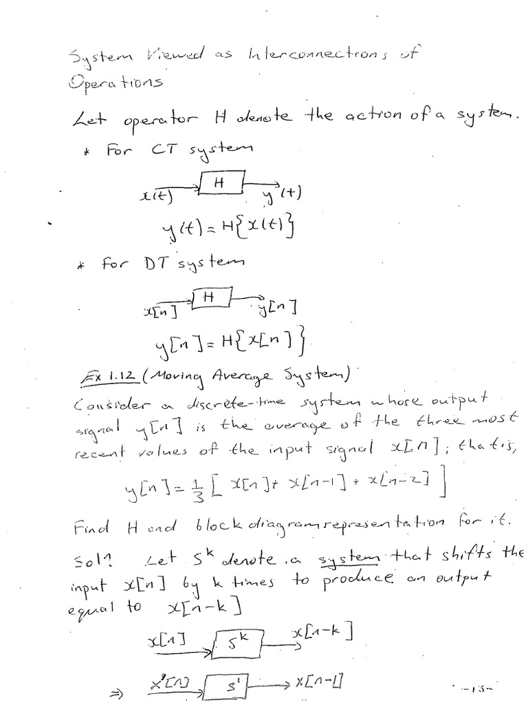 Systems Viewed As Interconnection of Operations | PDF