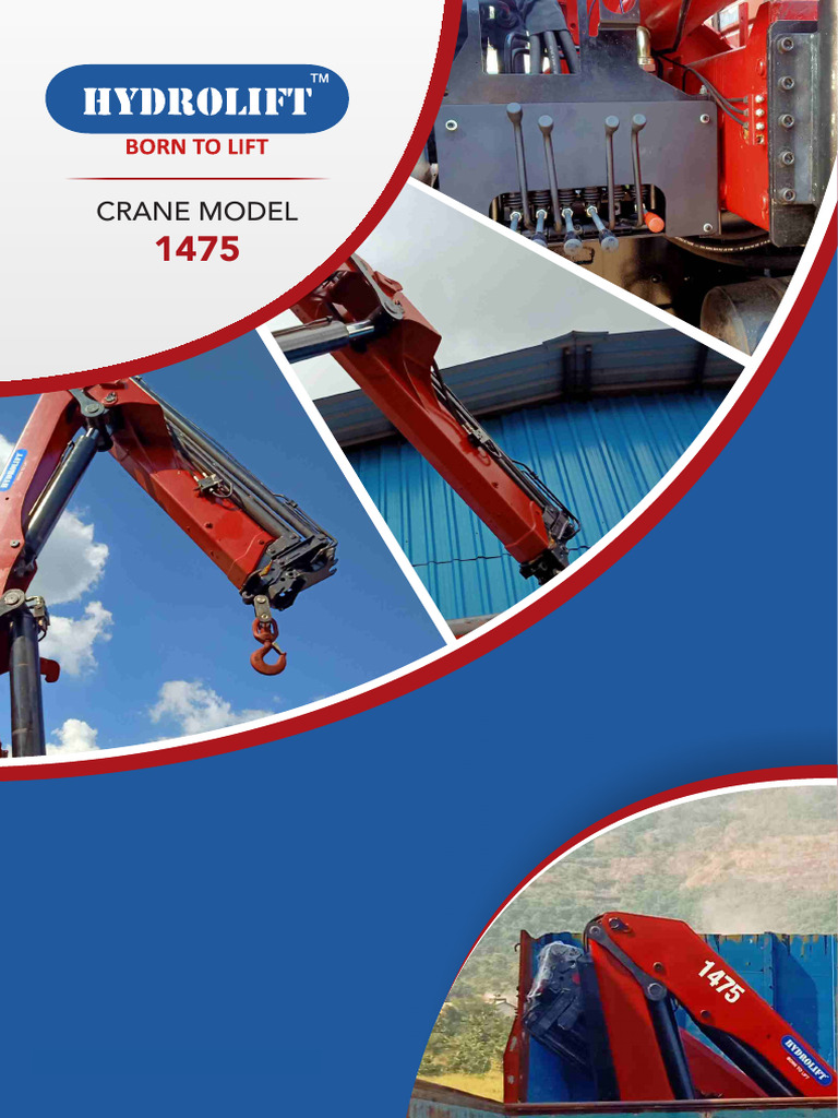 Hydrolift Crane 1475 Specifications | PDF | Crane (Machine ...