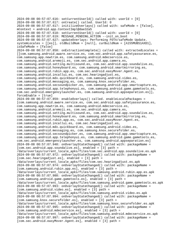 Lom Log | PDF | Android (Robot) | Operating System Technology