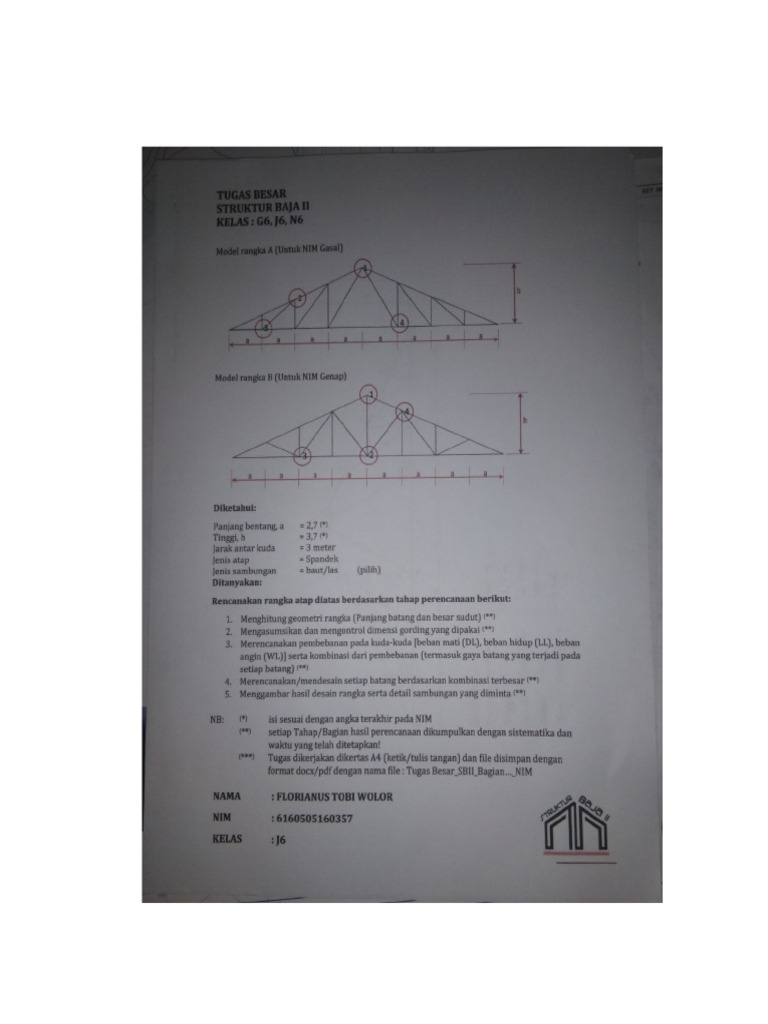 Tubes Struktur Baja 2 | PDF
