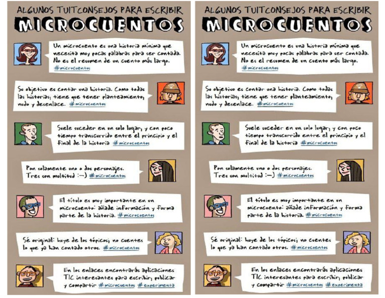 Afiche Microcuento | PDF