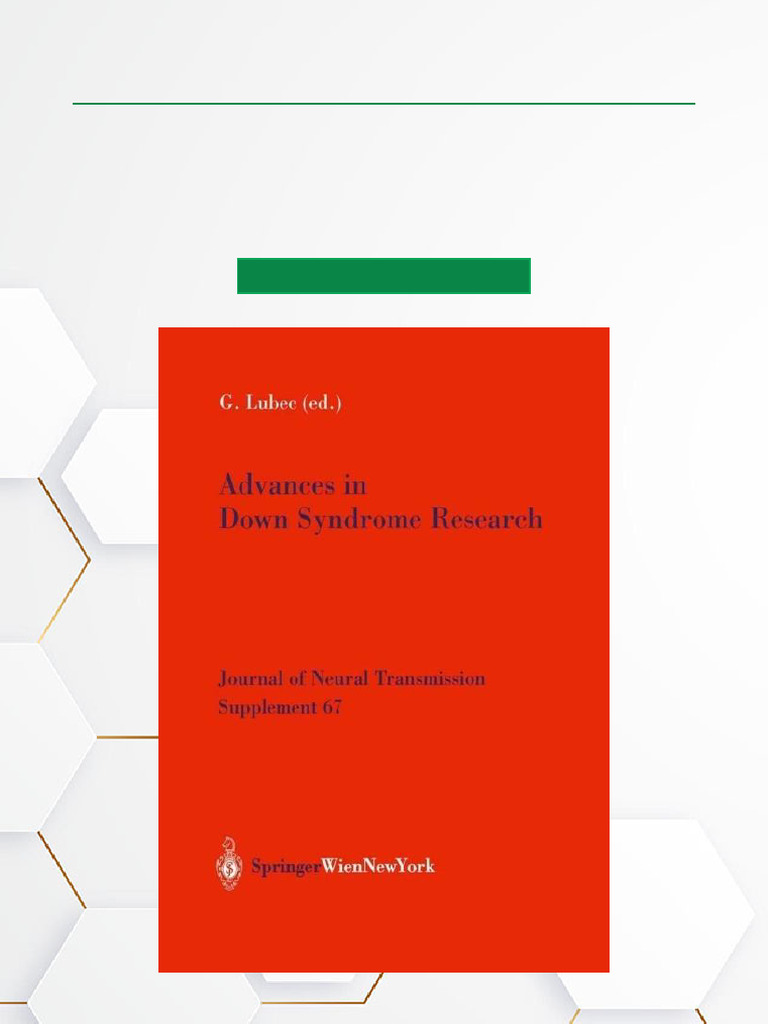 Advances in Down Syndrome Research - 1st Edition Full Text Download ...
