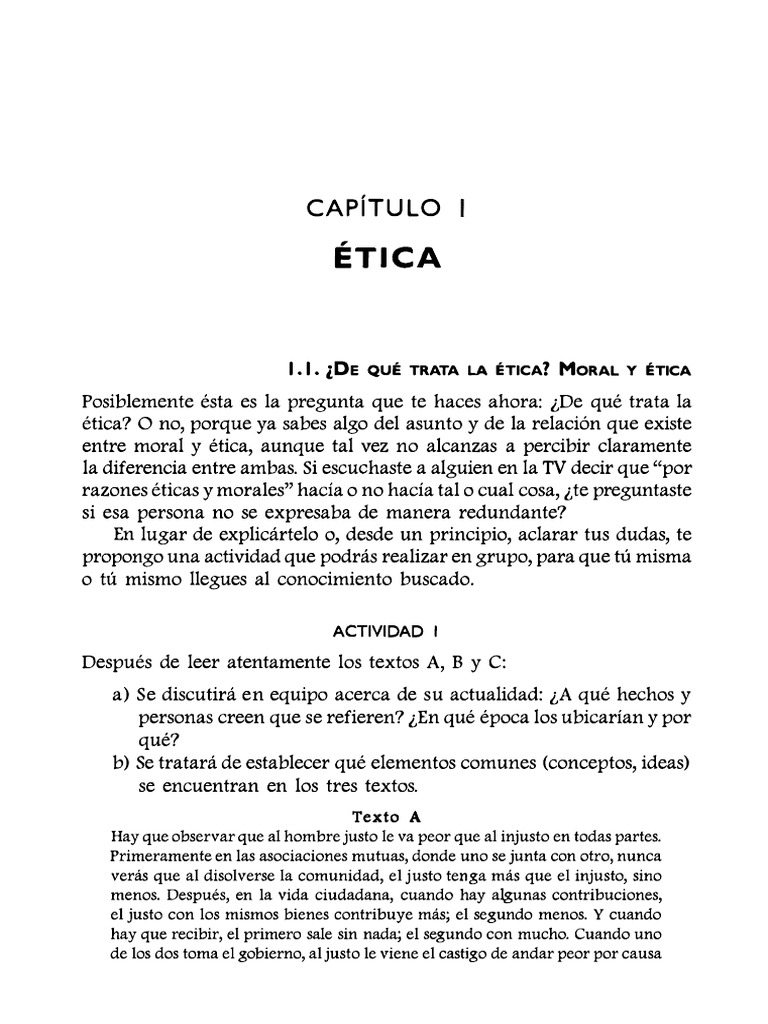 Etica Cap 1y2 | PDF