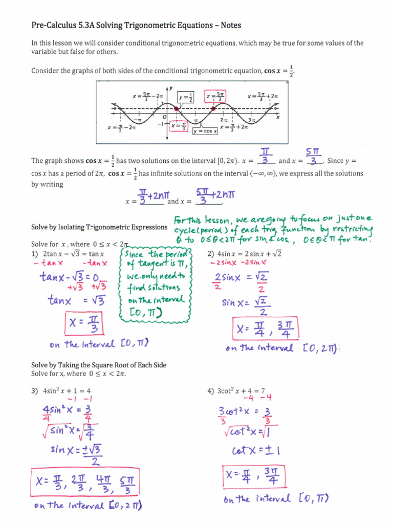 5.3A Filled Notes | PDF