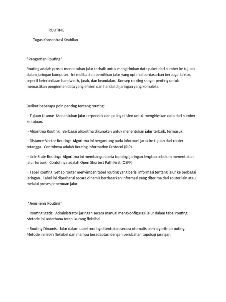 ROUTING-WPS Office | PDF