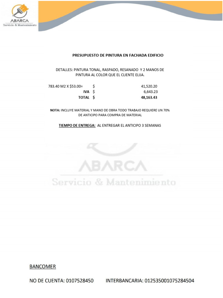 Presupuesto Edificio | PDF