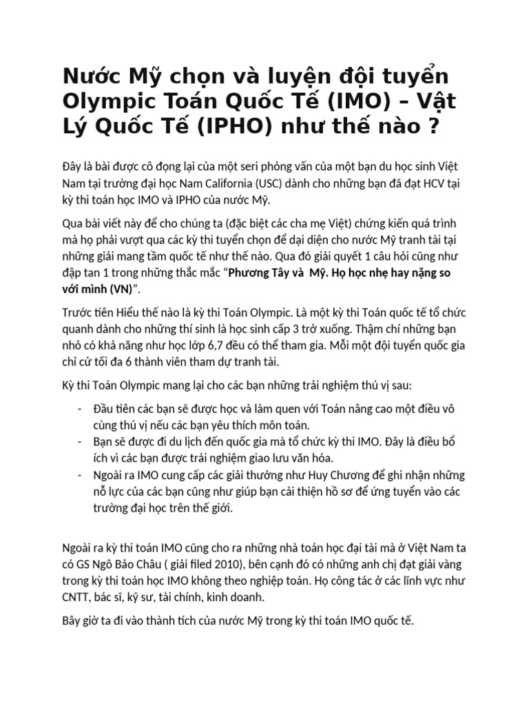 Người Mỹ Học Ntn | PDF