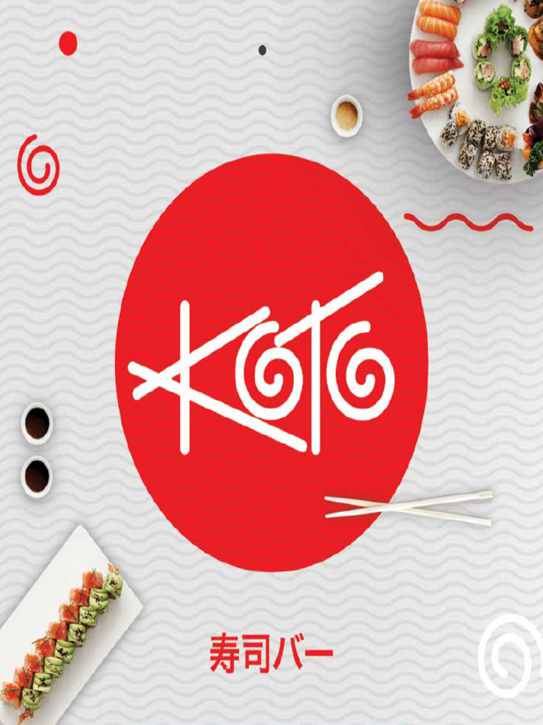 Menú Koto Sushi Bar Nuevo Laredo | PDF | Mariscos | Cocina occidental