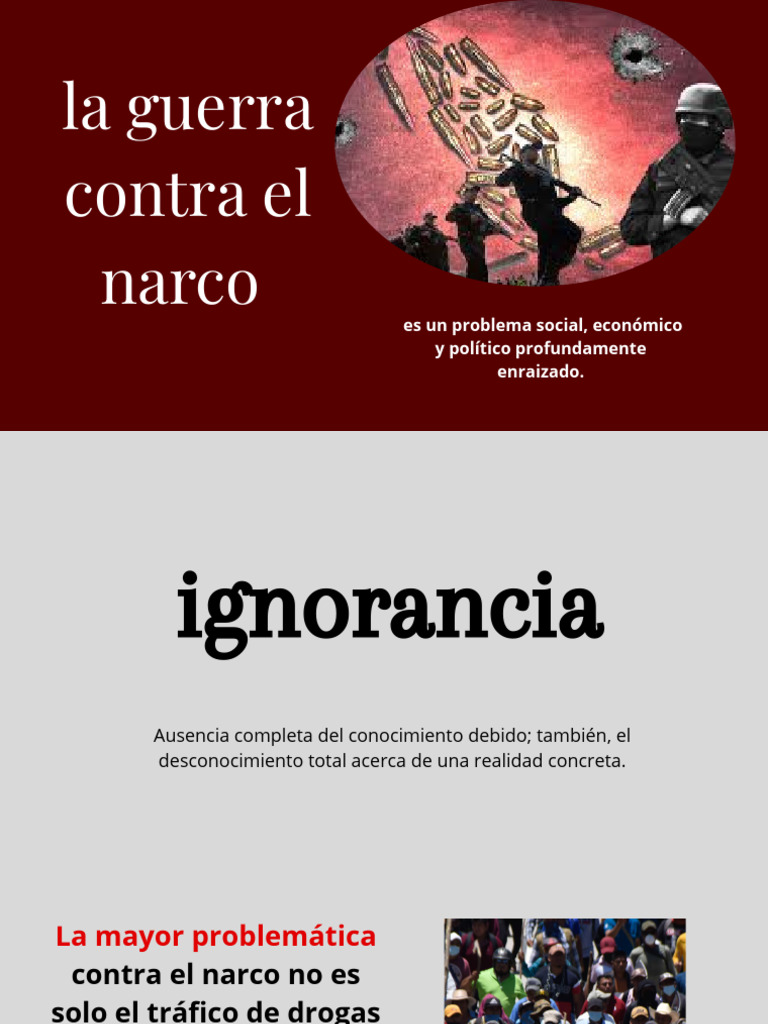 La Guerra Contra El Narco | PDF | Comercio ilegal de drogas | Guerra Mexicana contra las Drogas