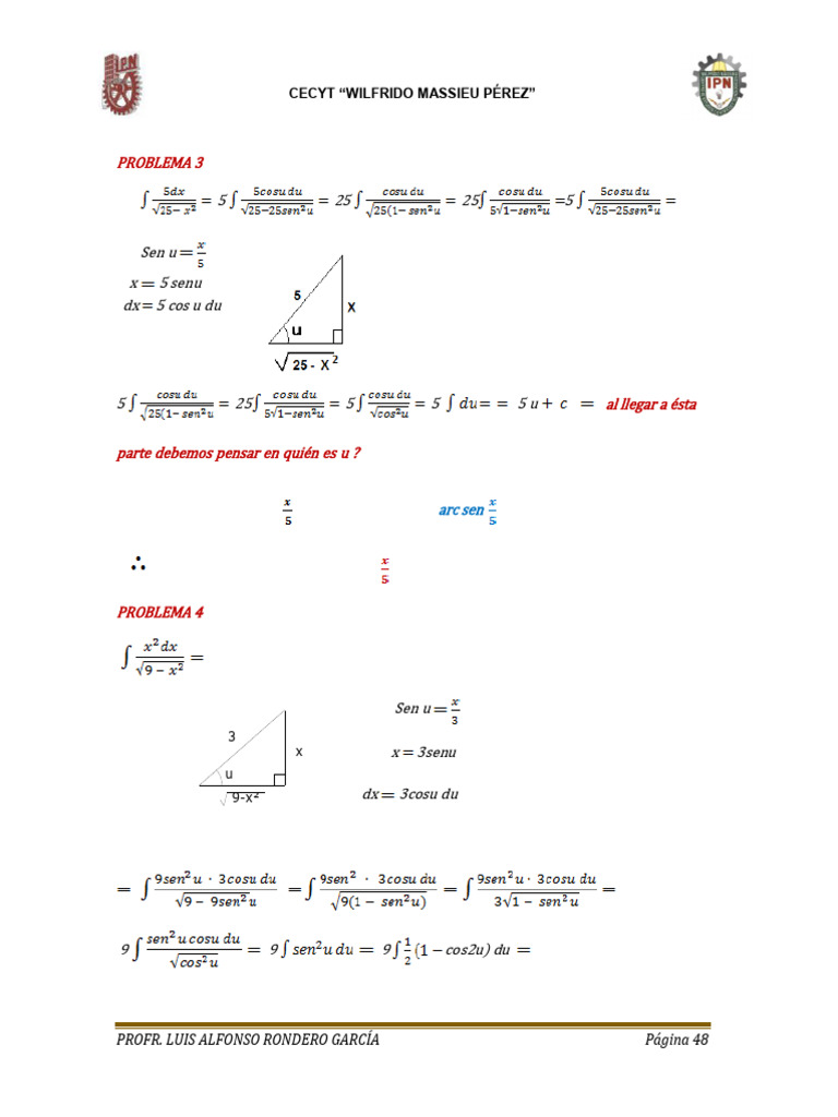 Calculo Integral Solución de Problemas - Voca 11 | PDF | Integral ...