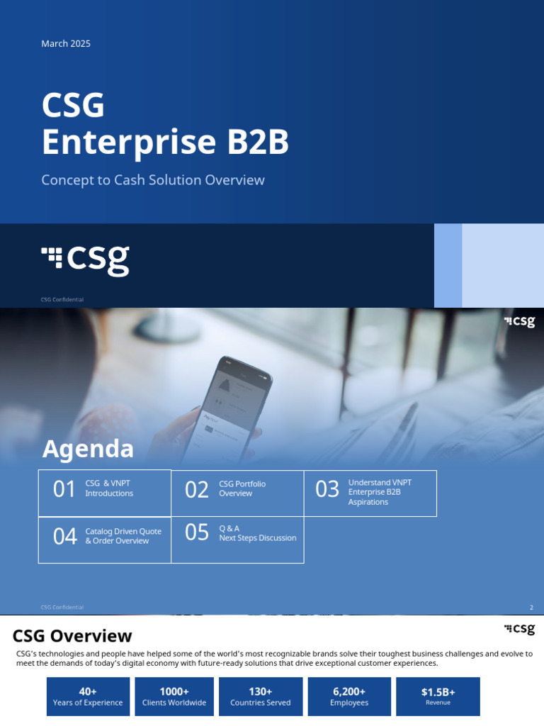 CSG Enterprise B2B Solution Overview V2.0 | PDF | Invoice | Point Of Sale
