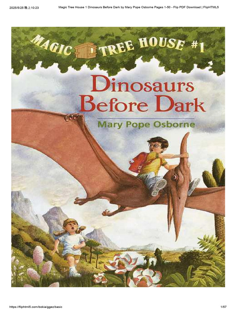 Magic Tree House 1 Dinosaurs | PDF | Magic Tree House | Early Childhood ...