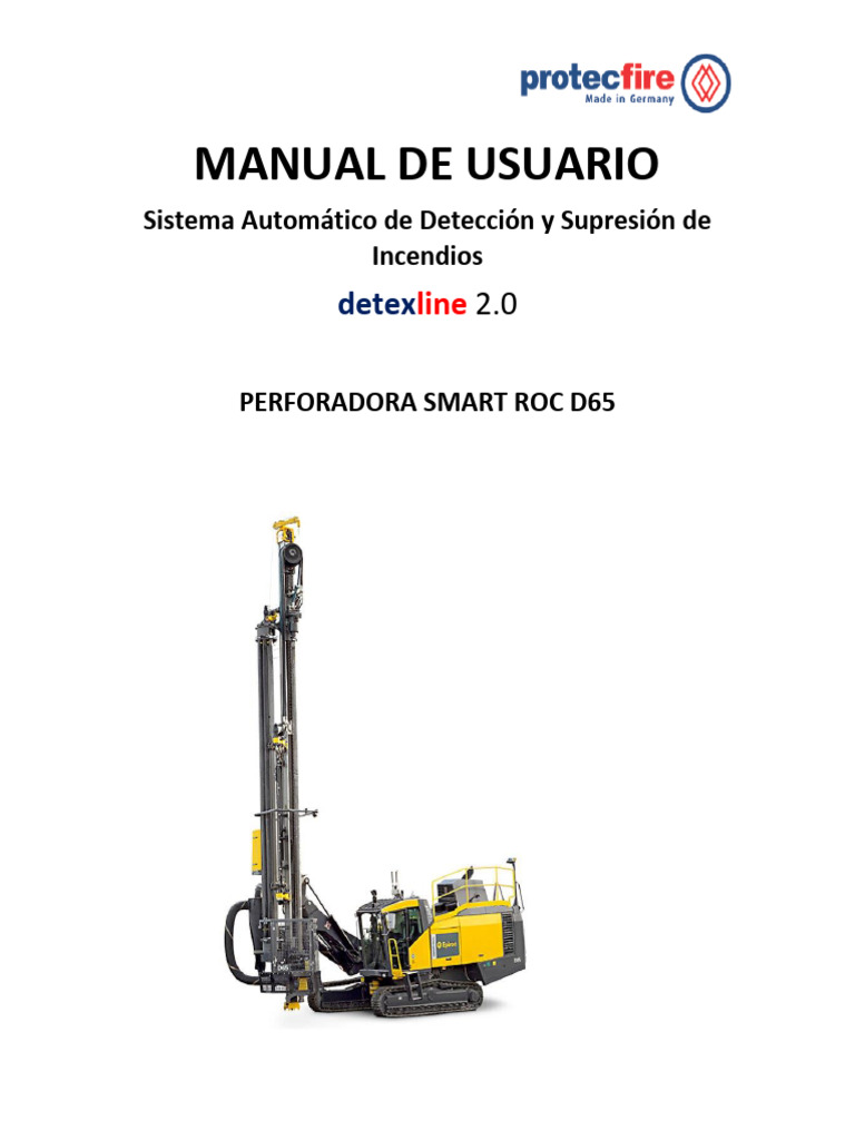 Manual de Usuario Perforadora Smart Roc D65 | PDF | Cambiar | Tornillo