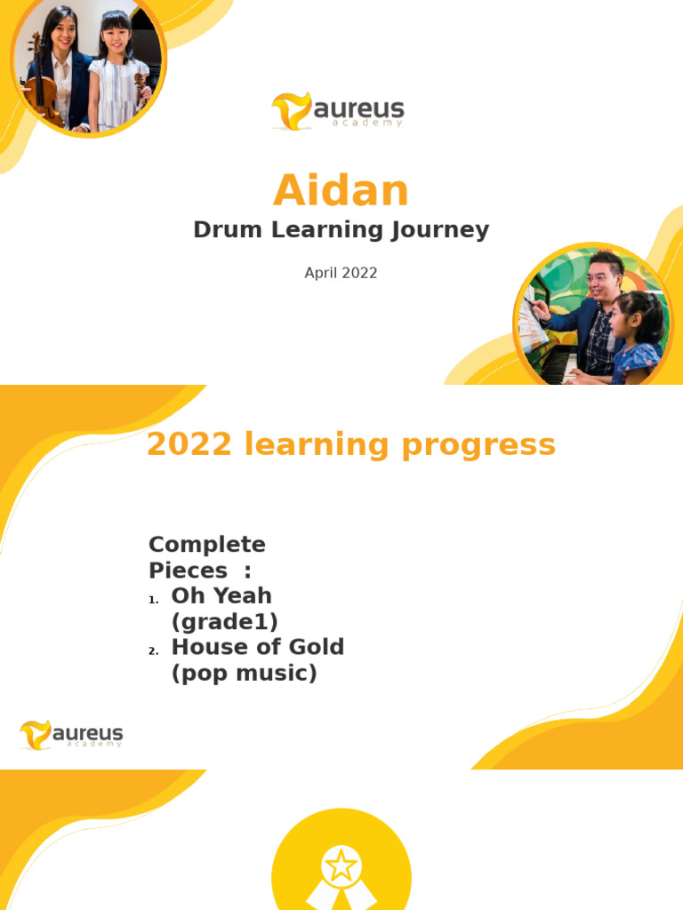 Aidan's Drum Learning Progress Report | PDF