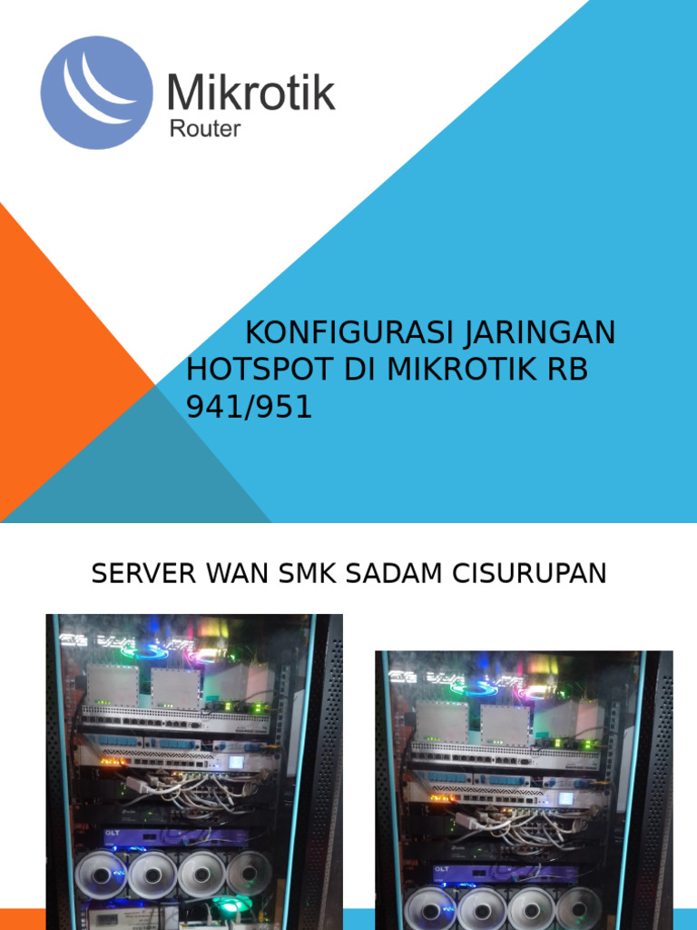Konfigurasi MikroTik Hotspot | PDF