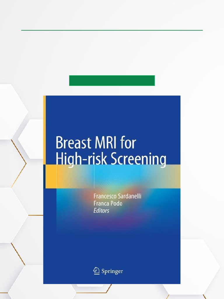 Breast MRI For High Risk Screening - 1st Edition Official Ebook Release ...