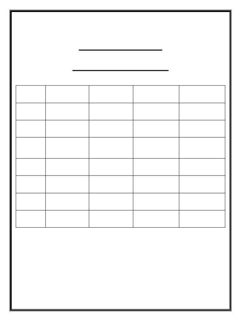 Counter Checking Schedule | PDF