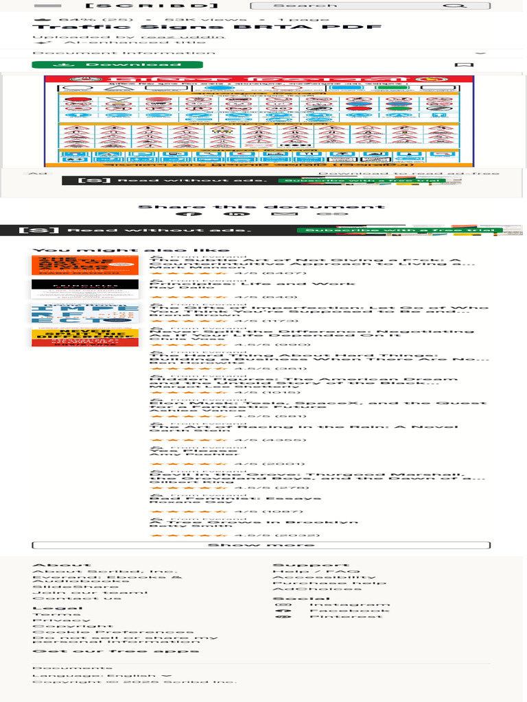 BRTA Traffic Signs Overview PDF | PDF