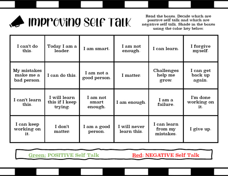 Improving Self Talk | PDF