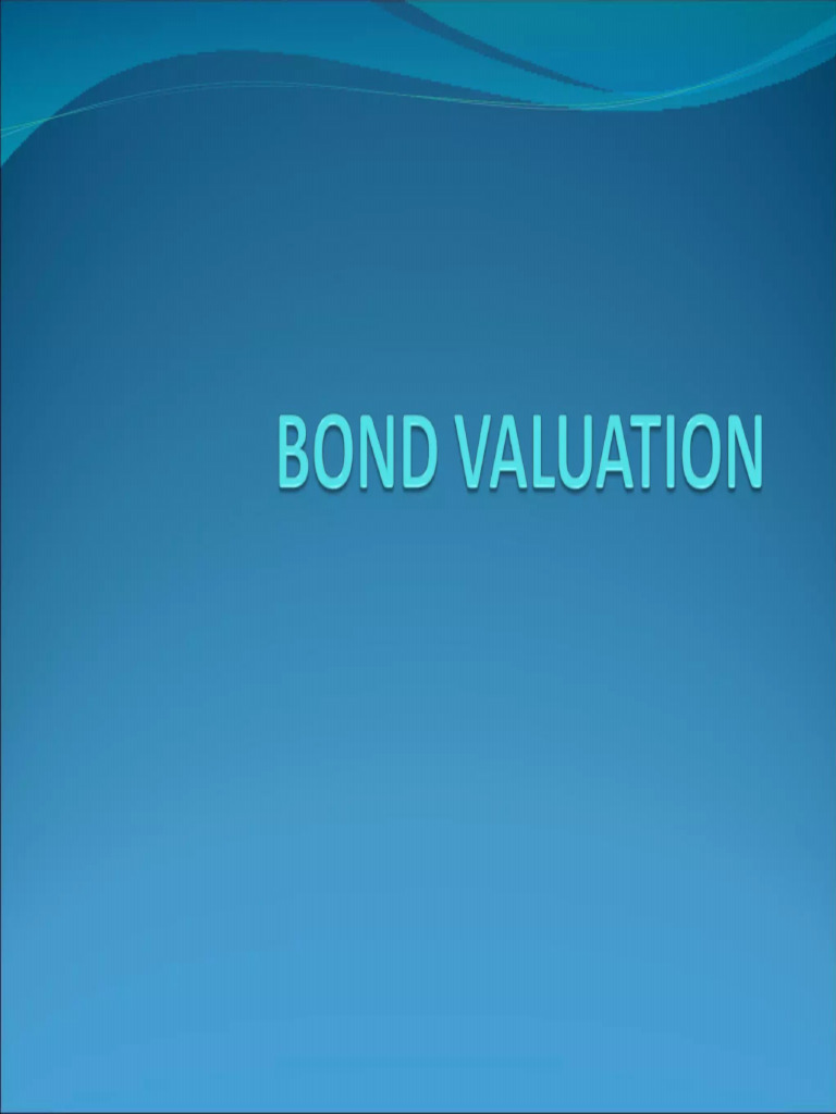 Bond Valuation | PDF