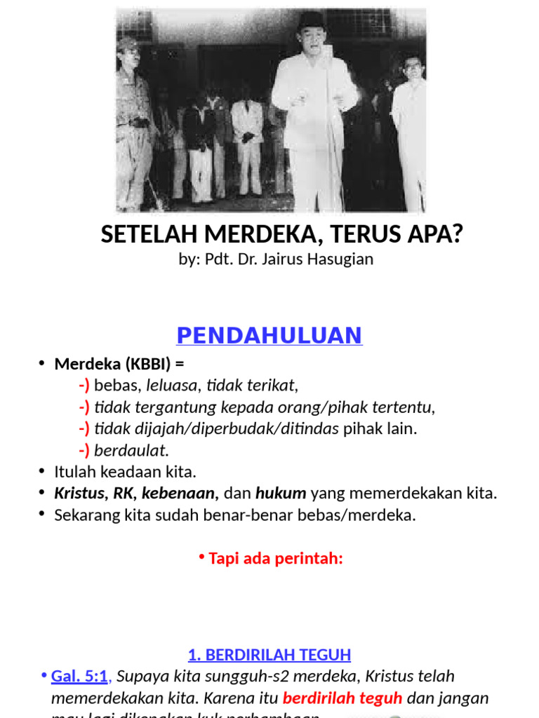 Keb. III - Setelah Merdeka, Terus Apa | PDF