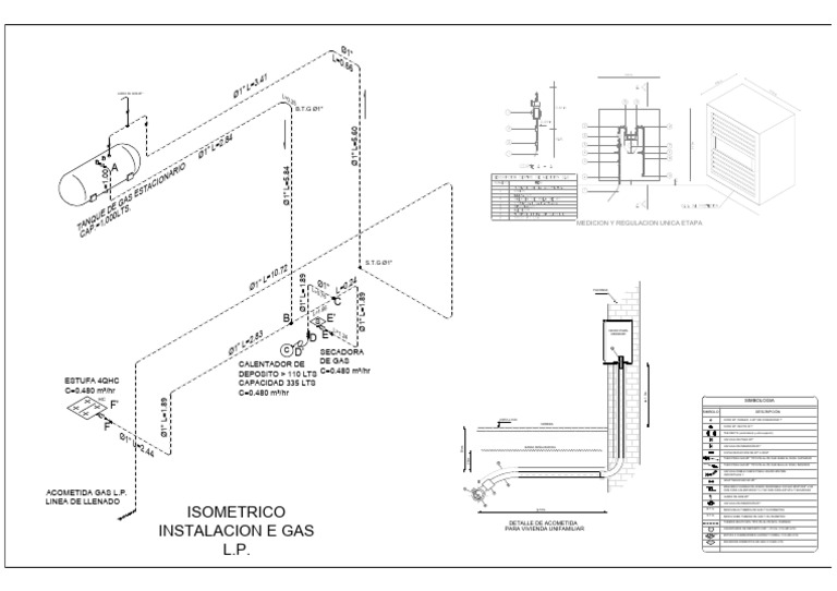 Plano de Gas - Viv - Unif - Iso | PDF