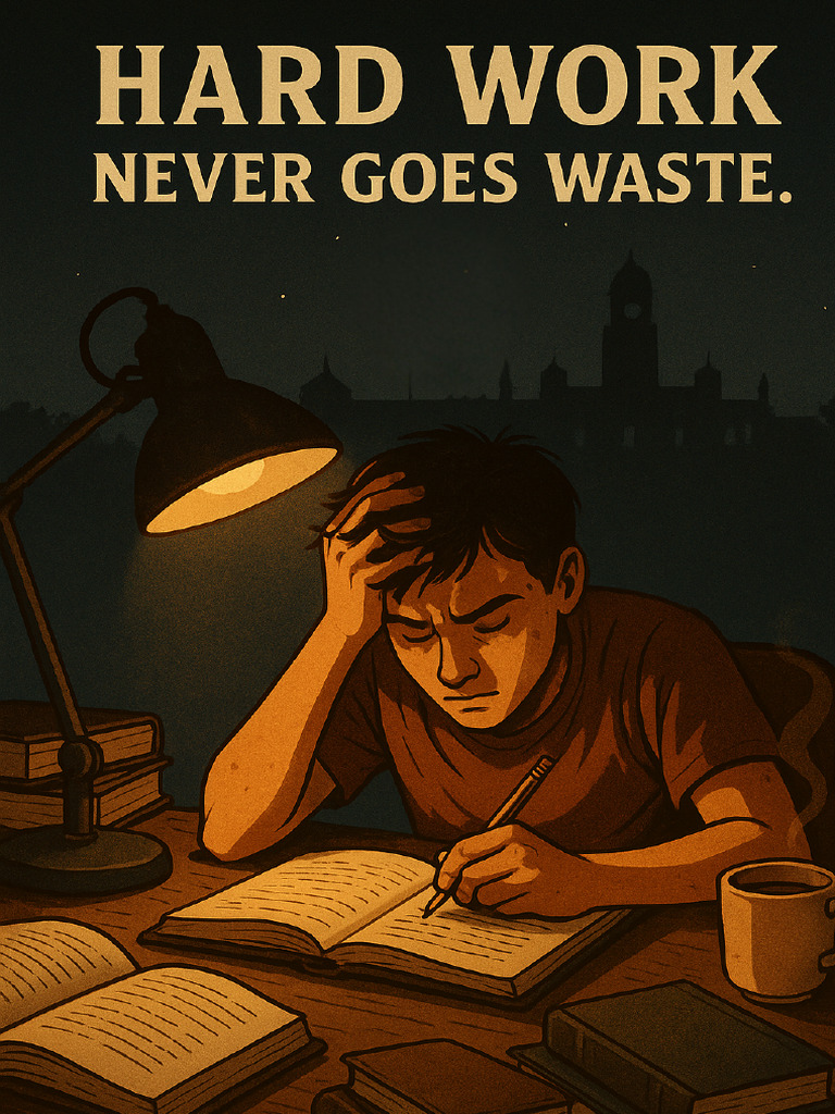 Hard Work Never Goes Waste. | PDF