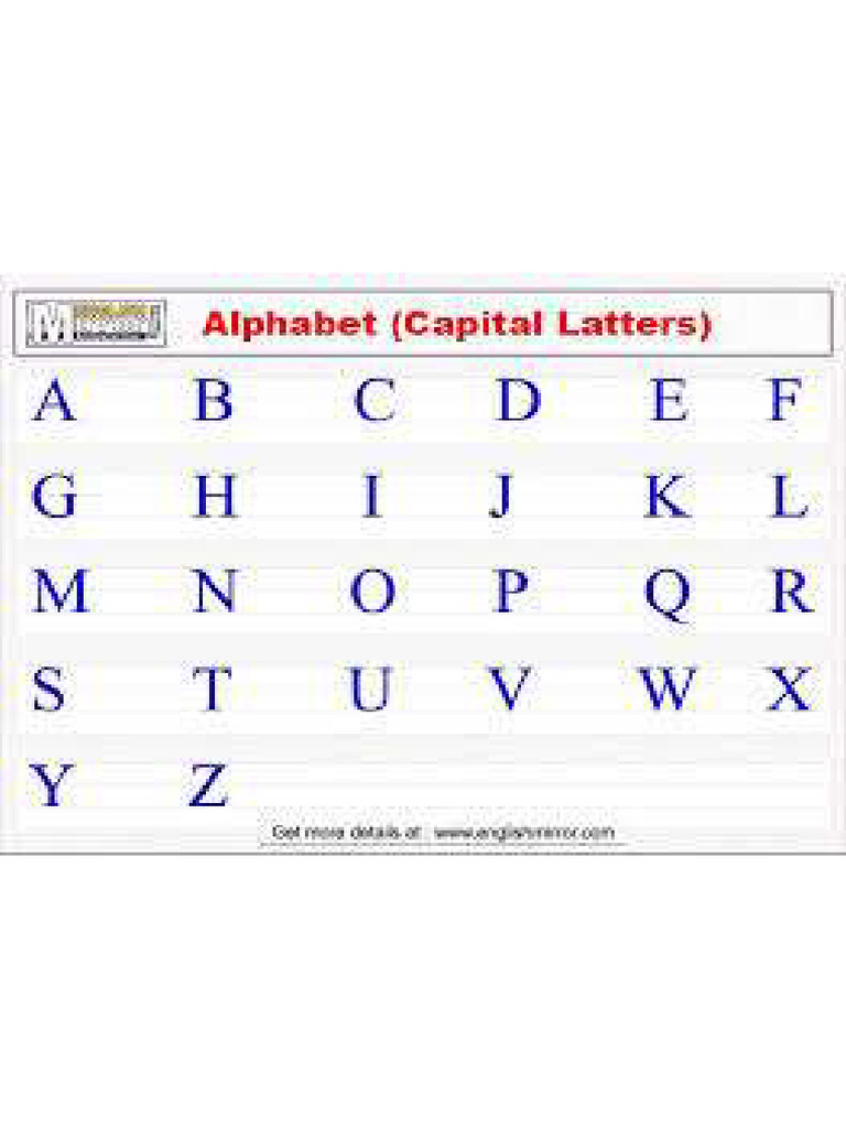English Alphabets | PDF
