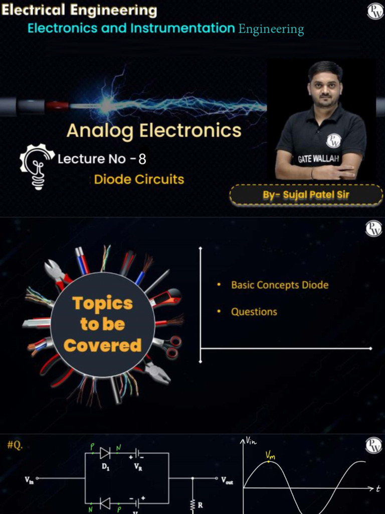 Diode Circuits 08 - Class Notes | PDF