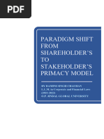 Freeman's Stakeholder Theory Overview | PDF