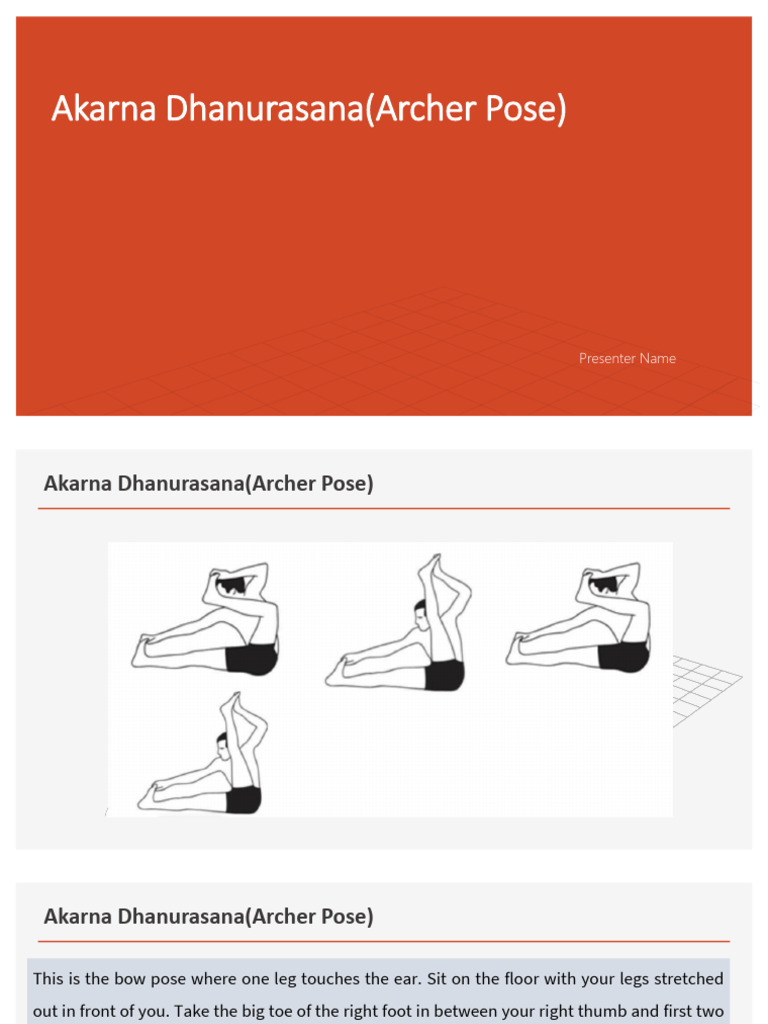 Akarna Dhanurasana (Archer Pose) | PDF