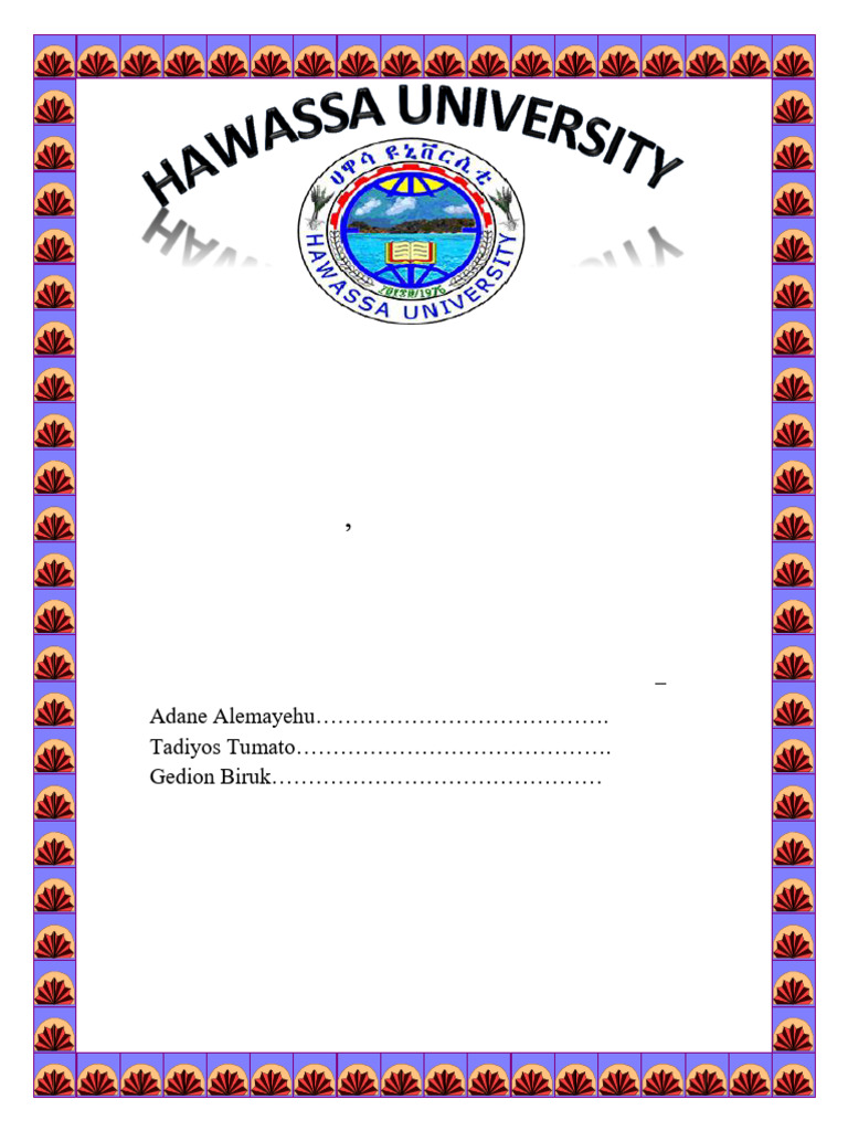 Entrepreneurship Business Plan Group Assignment Cover Page | PDF