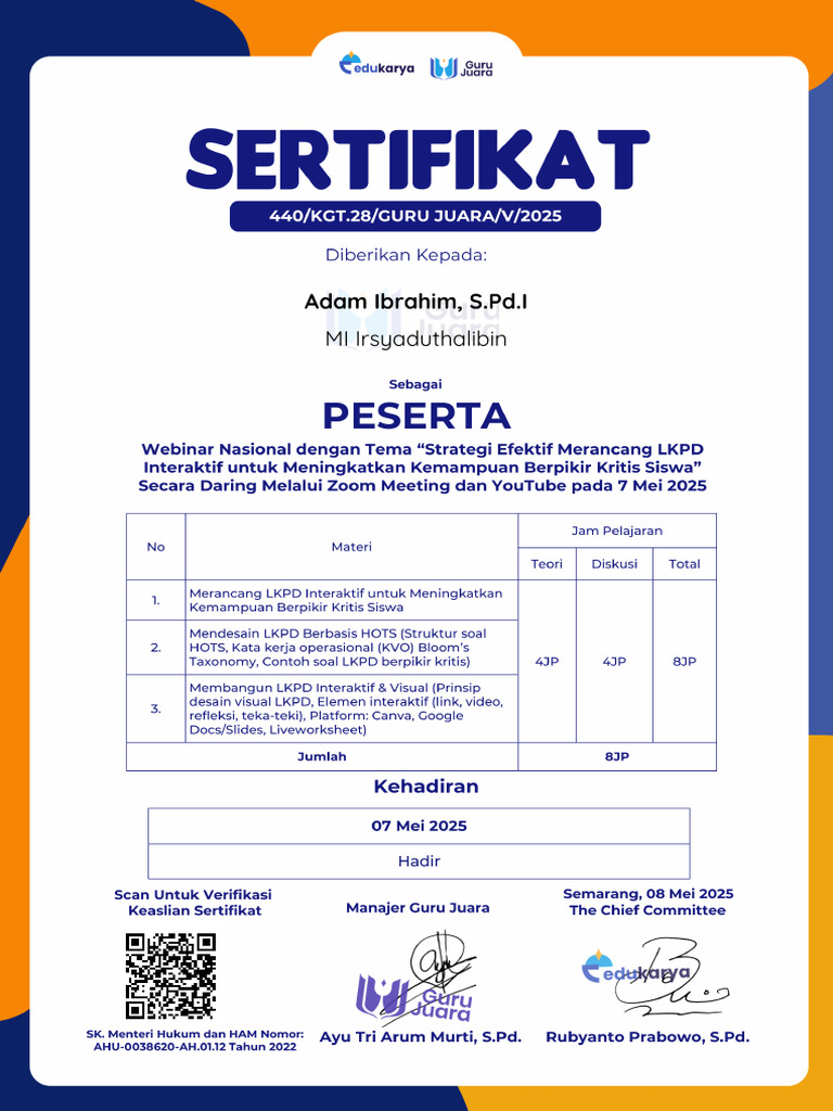 Guru Juara - 2025 05 11 | PDF