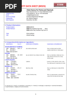 KTH GP Thinner 457 Safety Data Sheet | PDF | Toxicity | Safety