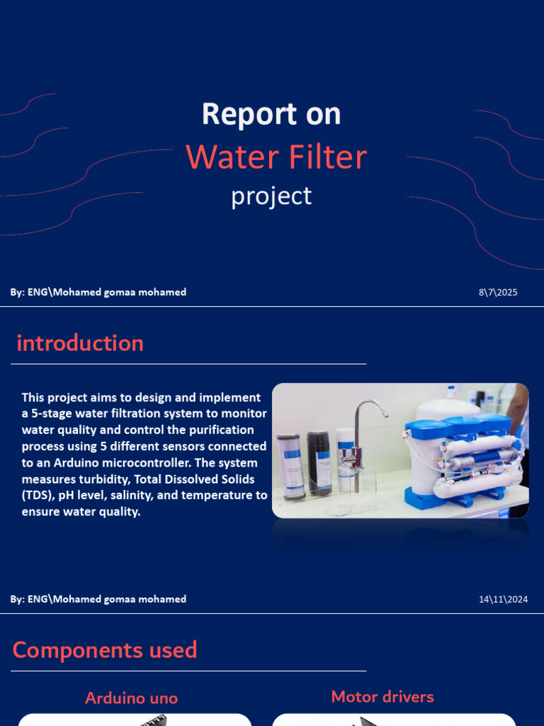5-Stage Water Filtration System Design | PDF