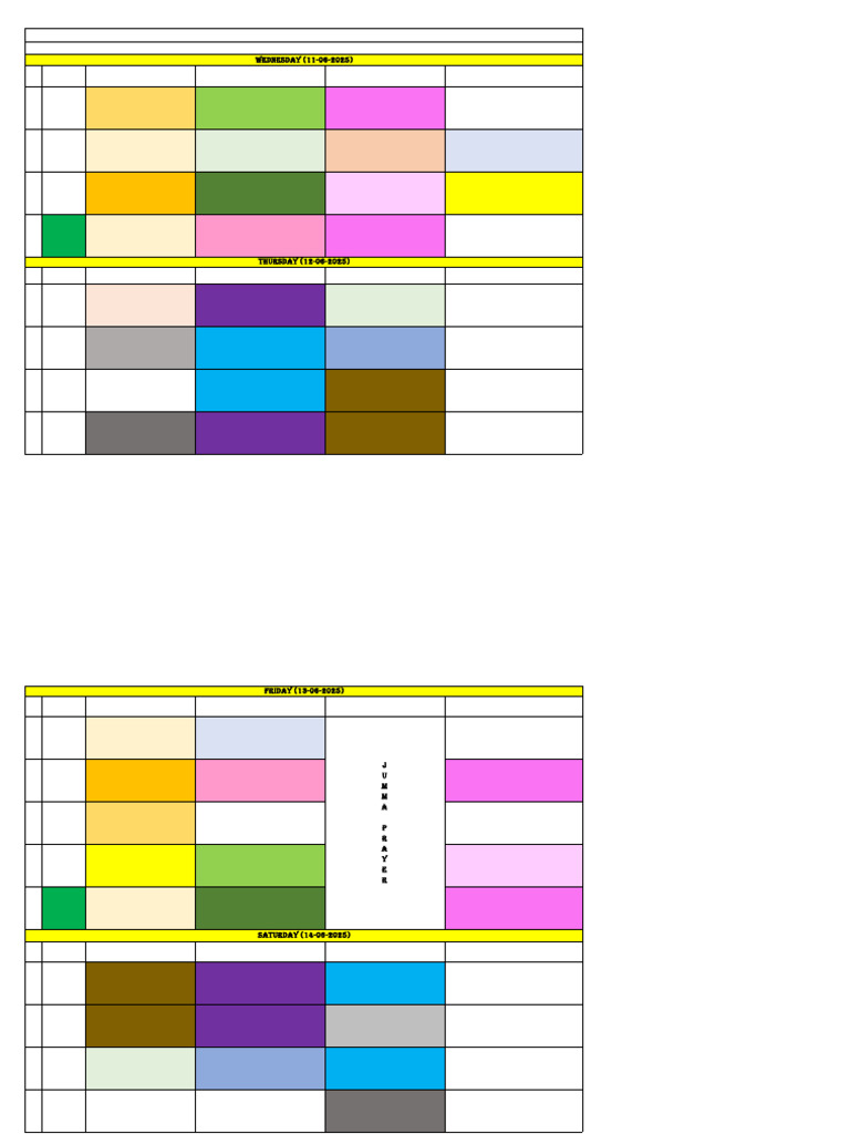 Date Sheet For Final Term Spring-2025 (Updated) (23-05-2025) | PDF ...