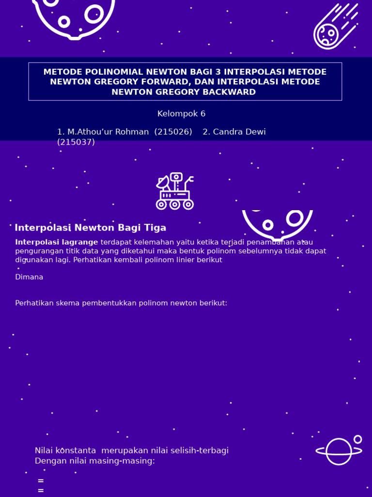 Metode Interpolasi Newton Gregory | PDF