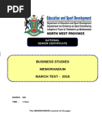 GP Business Studies Grade 12 September 2024 P2 and Memo | PDF