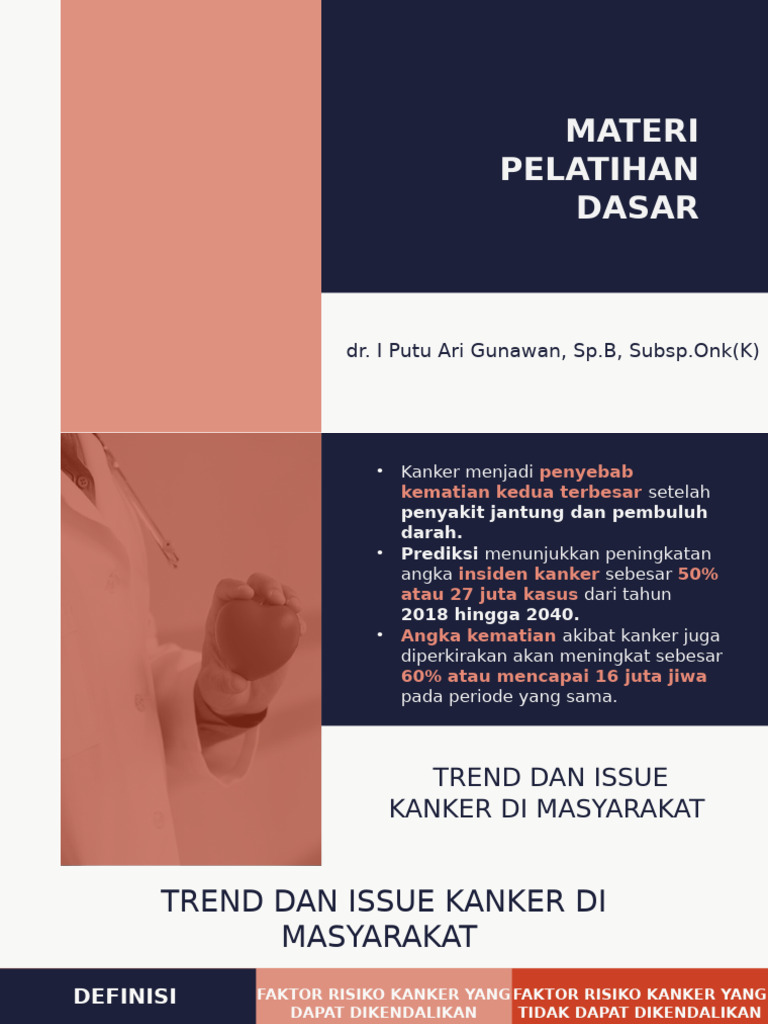 Materi Pelatihan Dasar Dr. I Putu Ari Gunawan | PDF