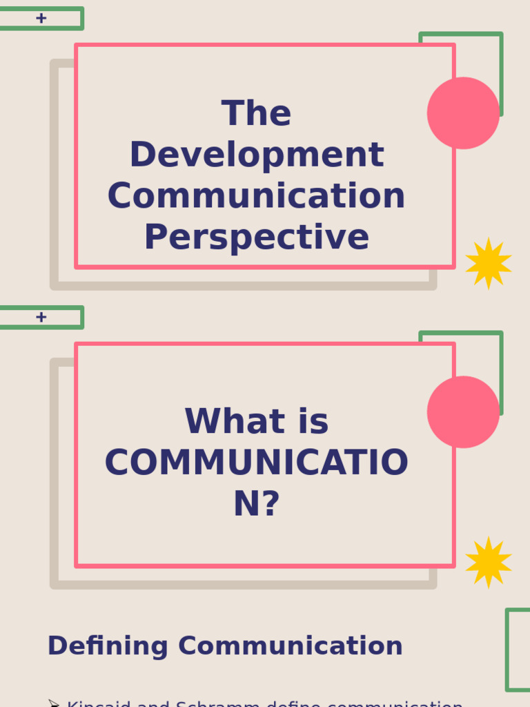 DevCom Perspective | PDF | Communication | Scientific Theories