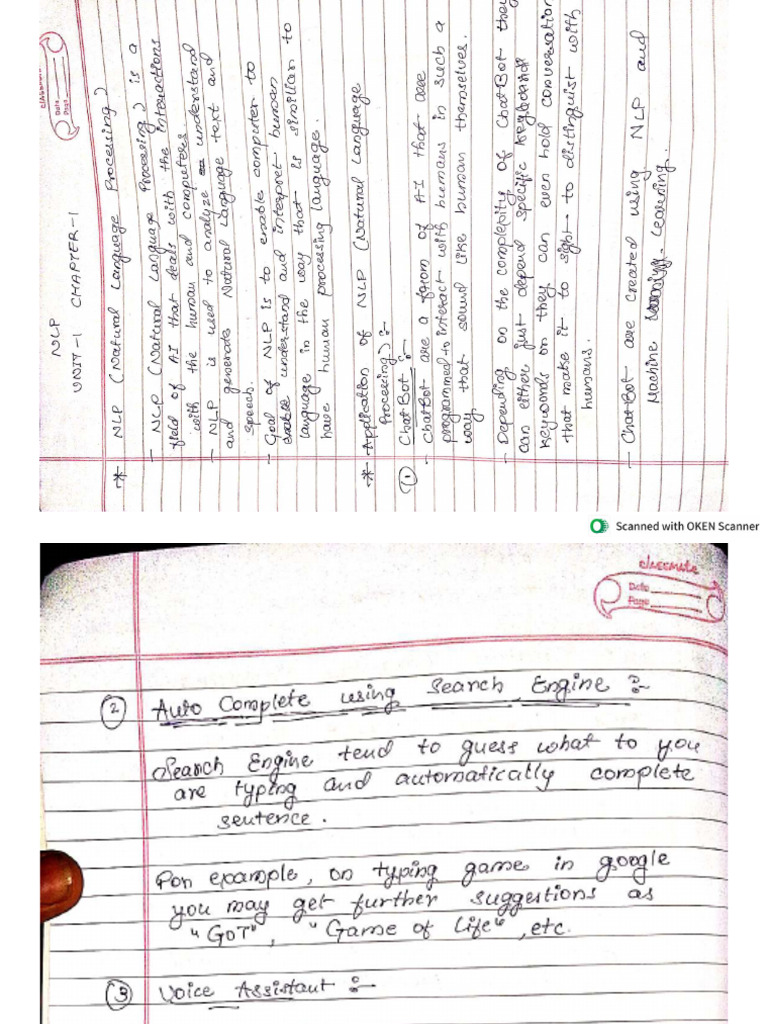 NLP Handwritten Notes | PDF