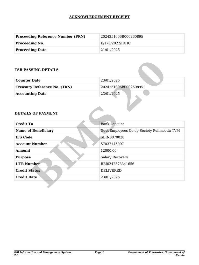 Acknowledgement | PDF