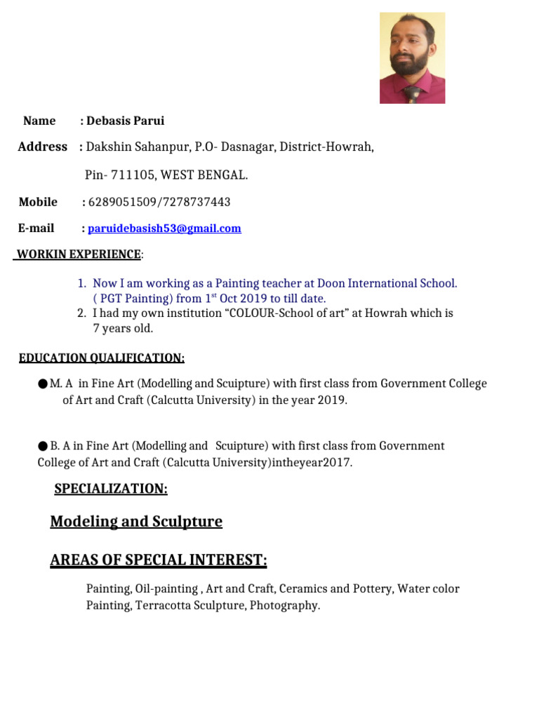 Debasis Parui 2023 | PDF