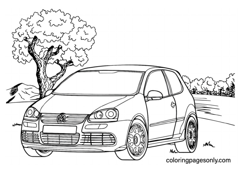 Volkswagen Golf Color Page | PDF